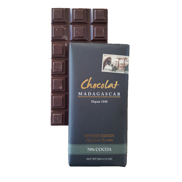 70% Cocoa Chocolate tablet - Chocolaterie Robert Madagascar | MyTSIRO